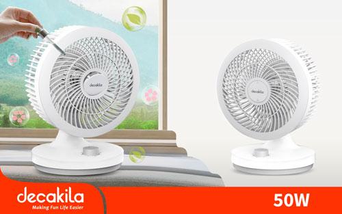 Decakila Heating, Cooling & Air Quality 6 Inch circulation fan KEFC015W