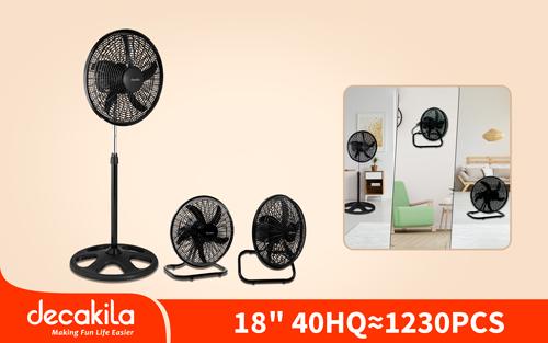 Decakila Heating, Cooling & Air Quality 3-In-1 stand fan KEFC008B